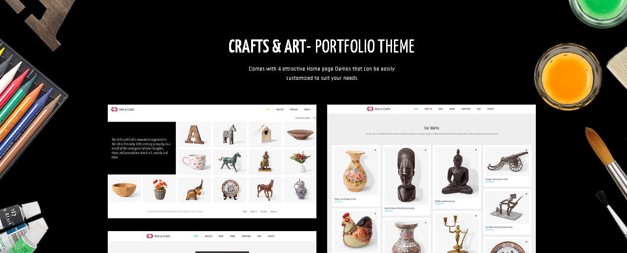 Best Handmade Crafts WordPress Themes For 2024 - reigntheme.com