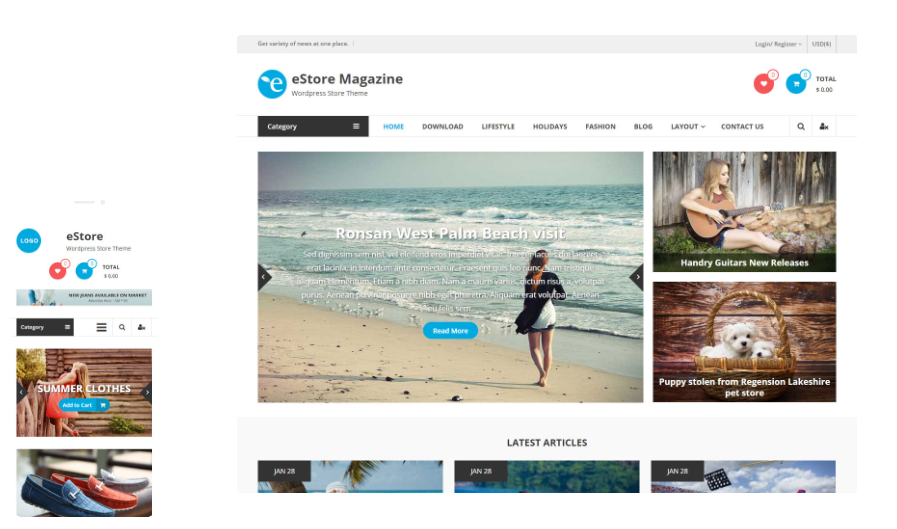 Best WordPress Store Themes that Speeds Your Online Business