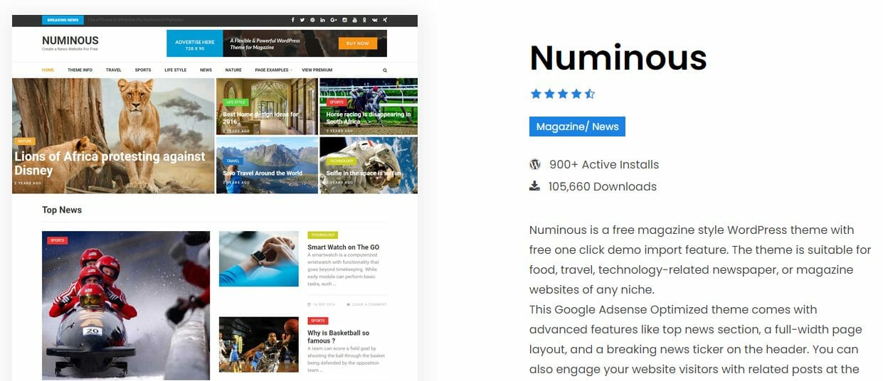 7 Best Adsense WordPress Theme 2024 - reigntheme.com