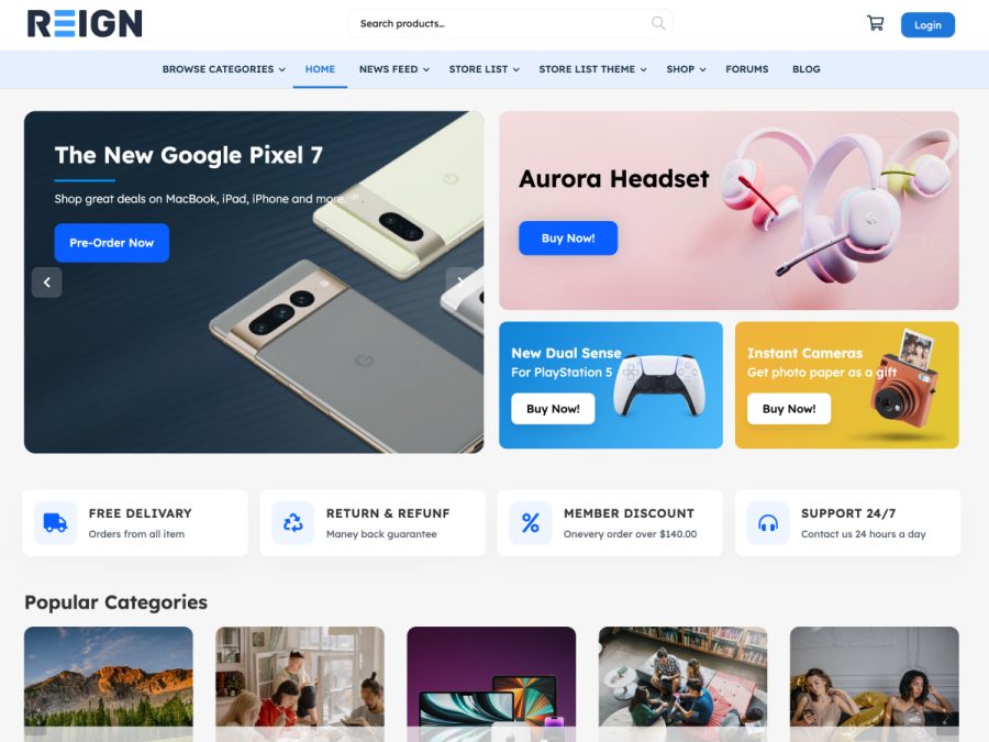 Course, Community, and Membership Themes for WordPress - Reign Theme